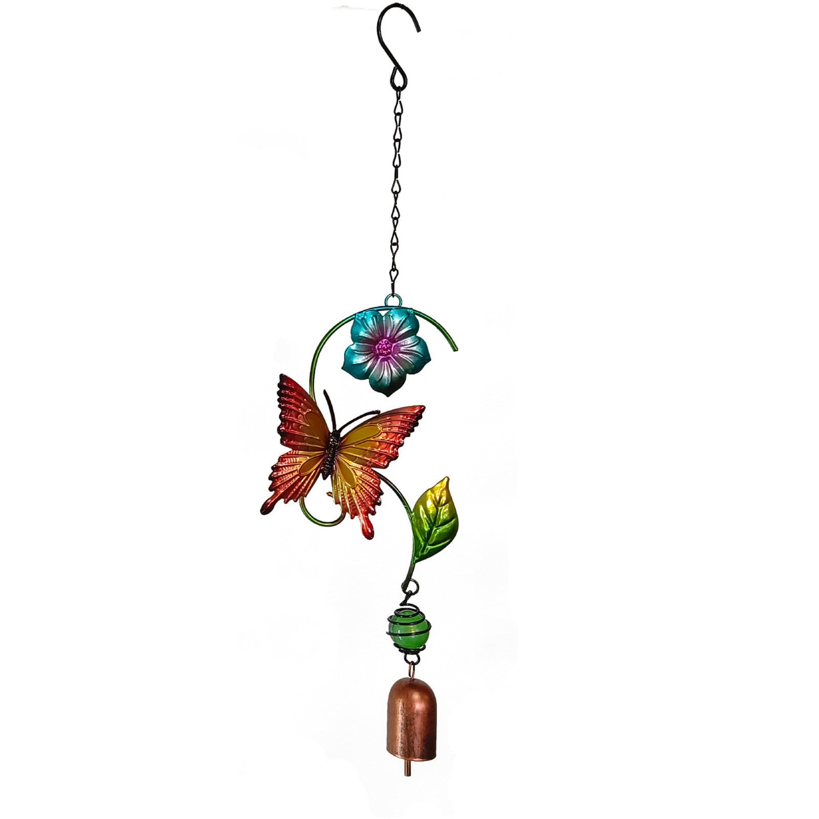 Dienrx Hummingbird Wind Chime - Garden Hanging Decor | Soft-Sounding ...