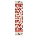 Dienrx Love Valentine's Day Table Runner, Elegant Dining Table ...