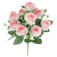 Dienrx Rose Handle Flower Simulation Flower, Bridal Wedding Bouquet ...