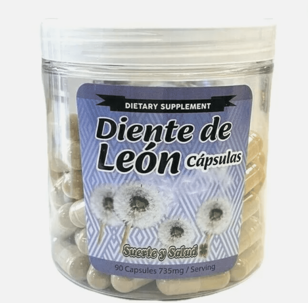 Diente de Leon (Dand-elion) 90 CT 735mg 100% Natural - Walmart.com