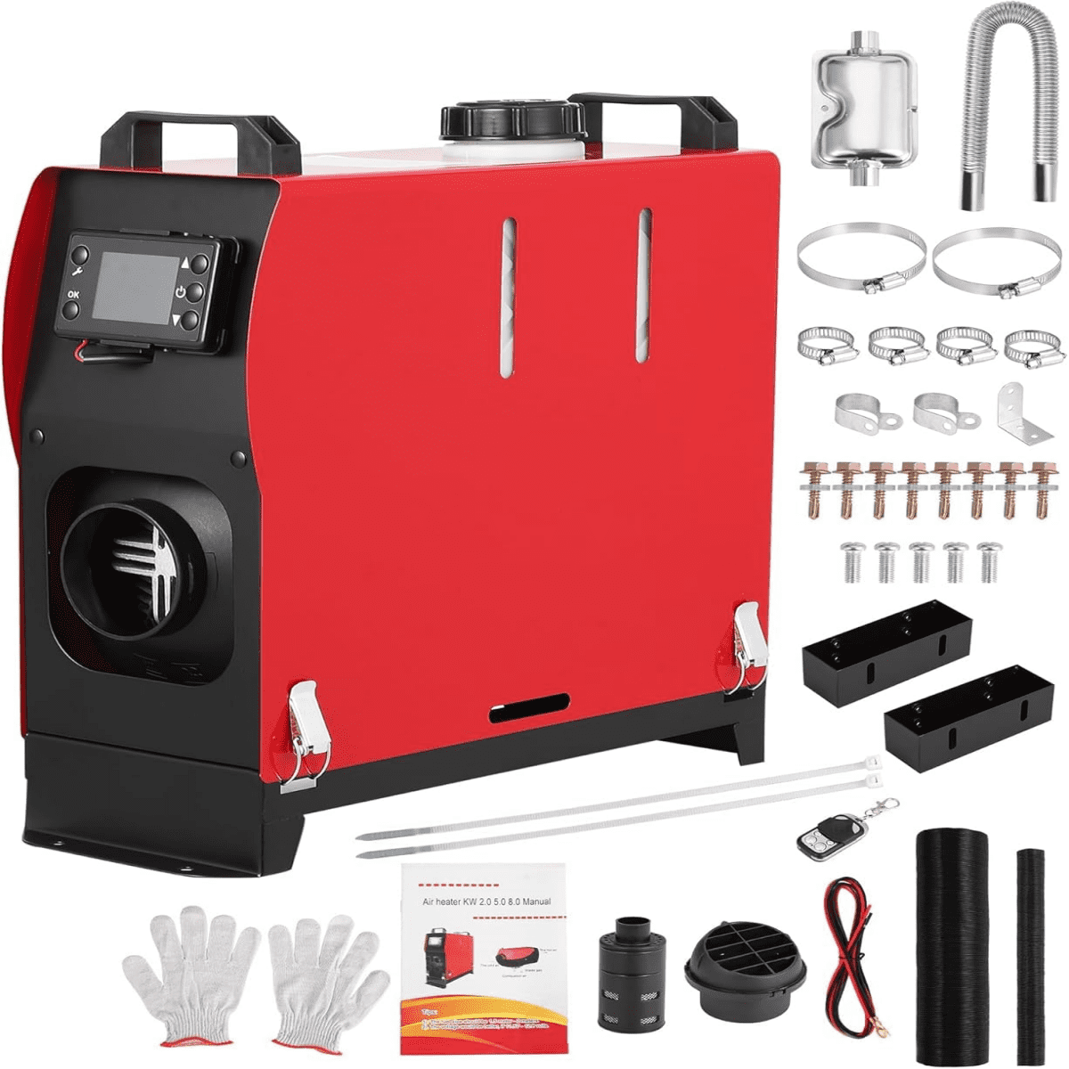 Diesel Air Heater, 8Kw All In One Bunk Parking Heater Diesel Heater ...