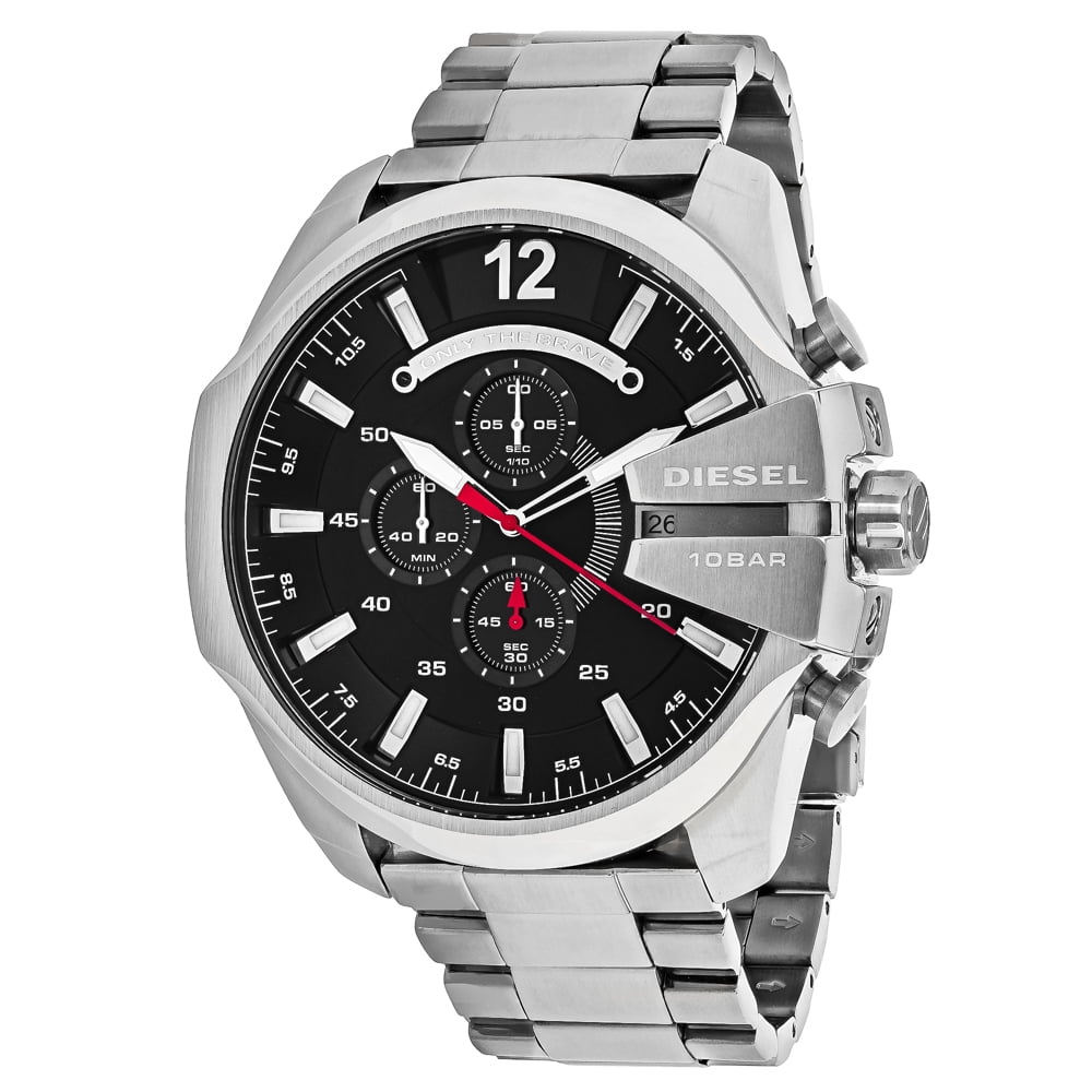 Diesel Men's Mega chief Black Dial Watch - DZ4308 - Walmart.com