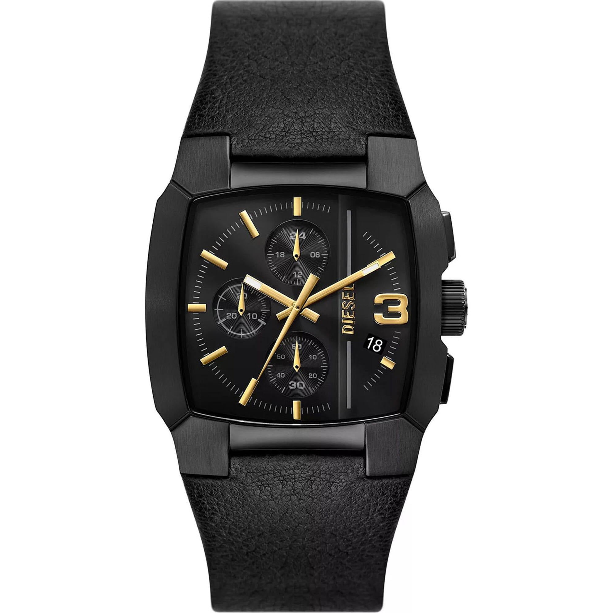 Diesel Cliffhanger Chronograph Quartz Black Dial Men's Watch DZ4645 ...