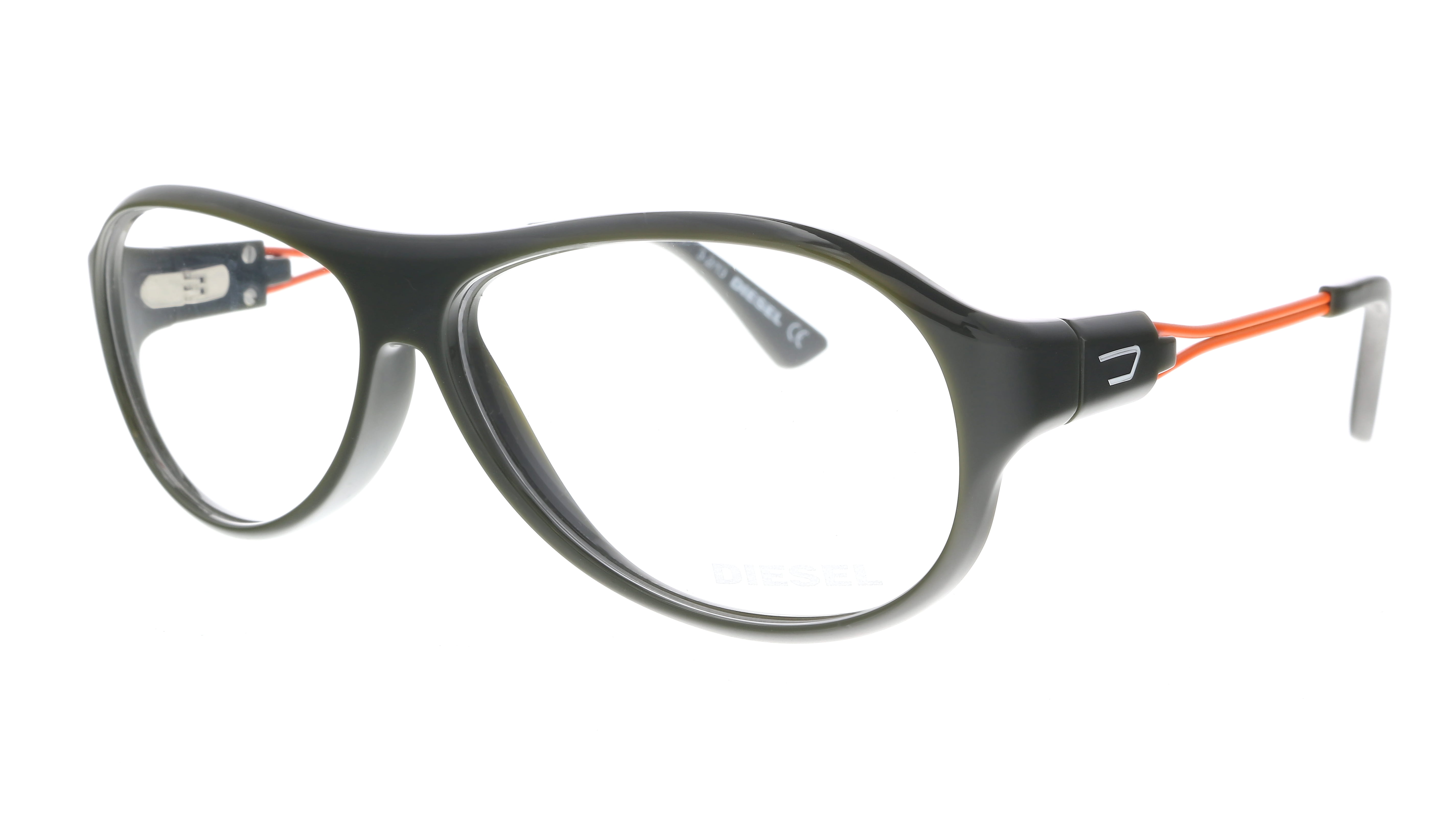 Diesel DL5061 096 Black Rectangle Optical Frames for unisex - Walmart.com