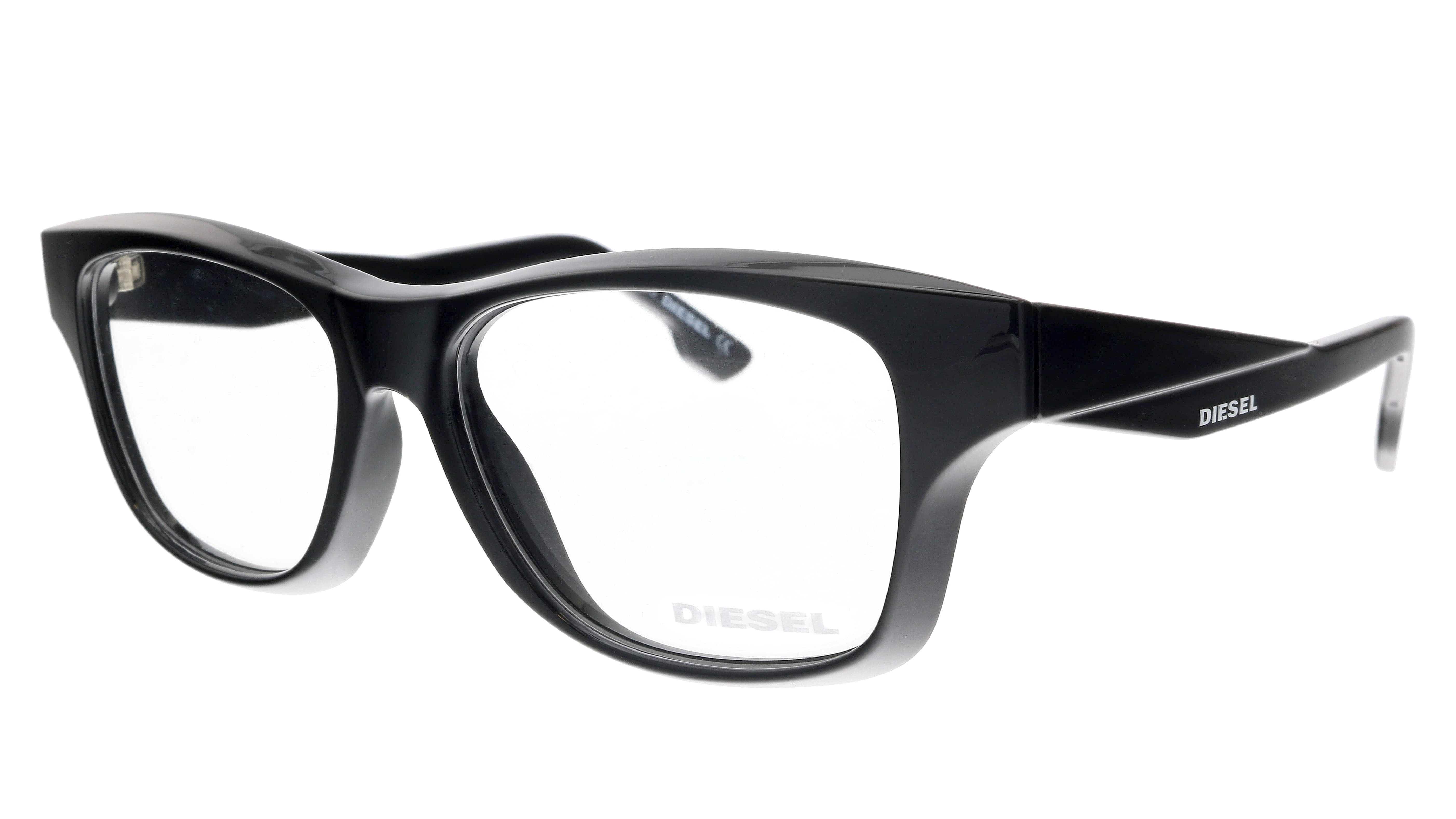 Diesel DL5065 005 Black Modified Rectangle Optical Frames for unisex ...