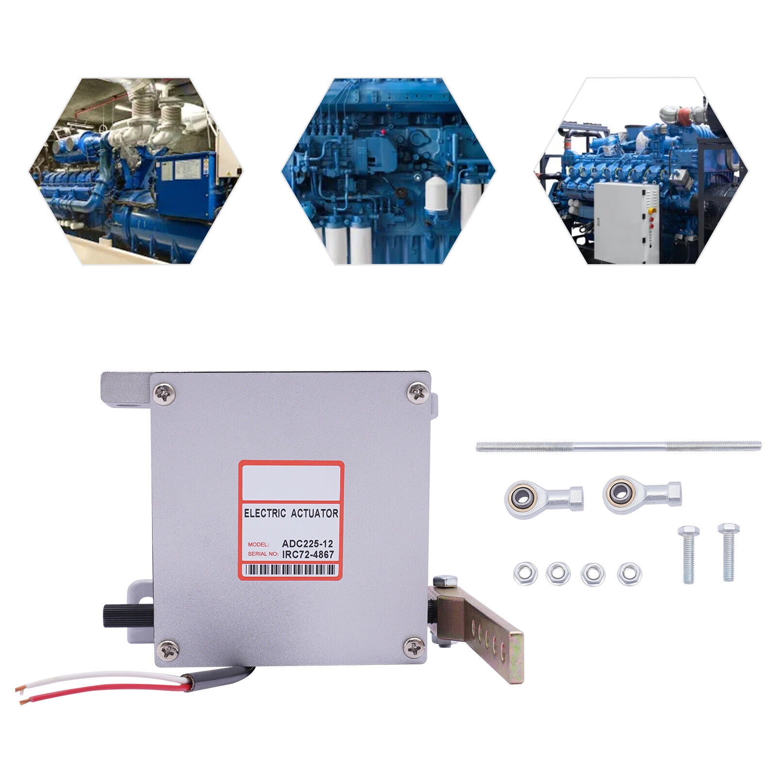Diesel Engine Generator Actuator External Generator ADC225-12V / 24V ...