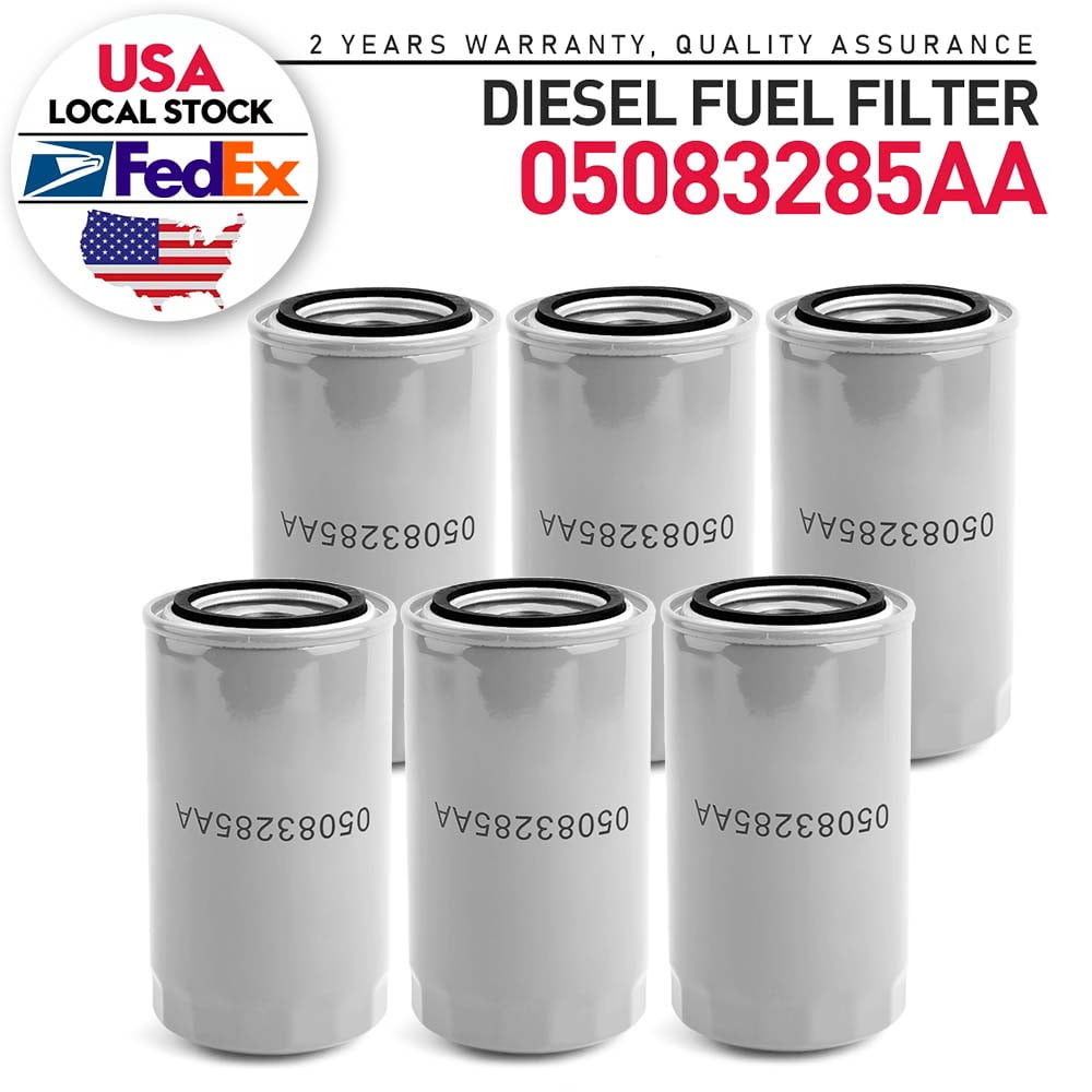 Diesel Engine Oil Filter Set of 6 For 1990-2017 Dodge Ram 2500 3500 5 ...