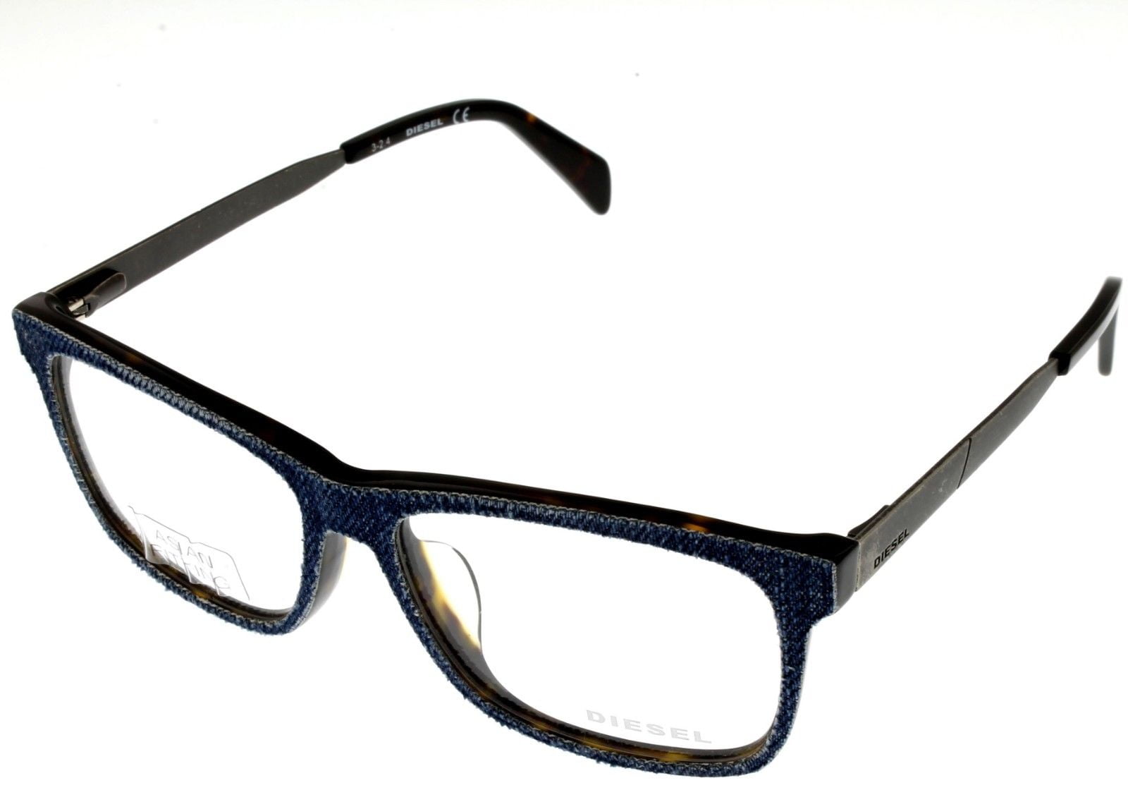 Diesel Eyeglasses Frame Men Blue Rectangular DL5161 055 - Walmart.com