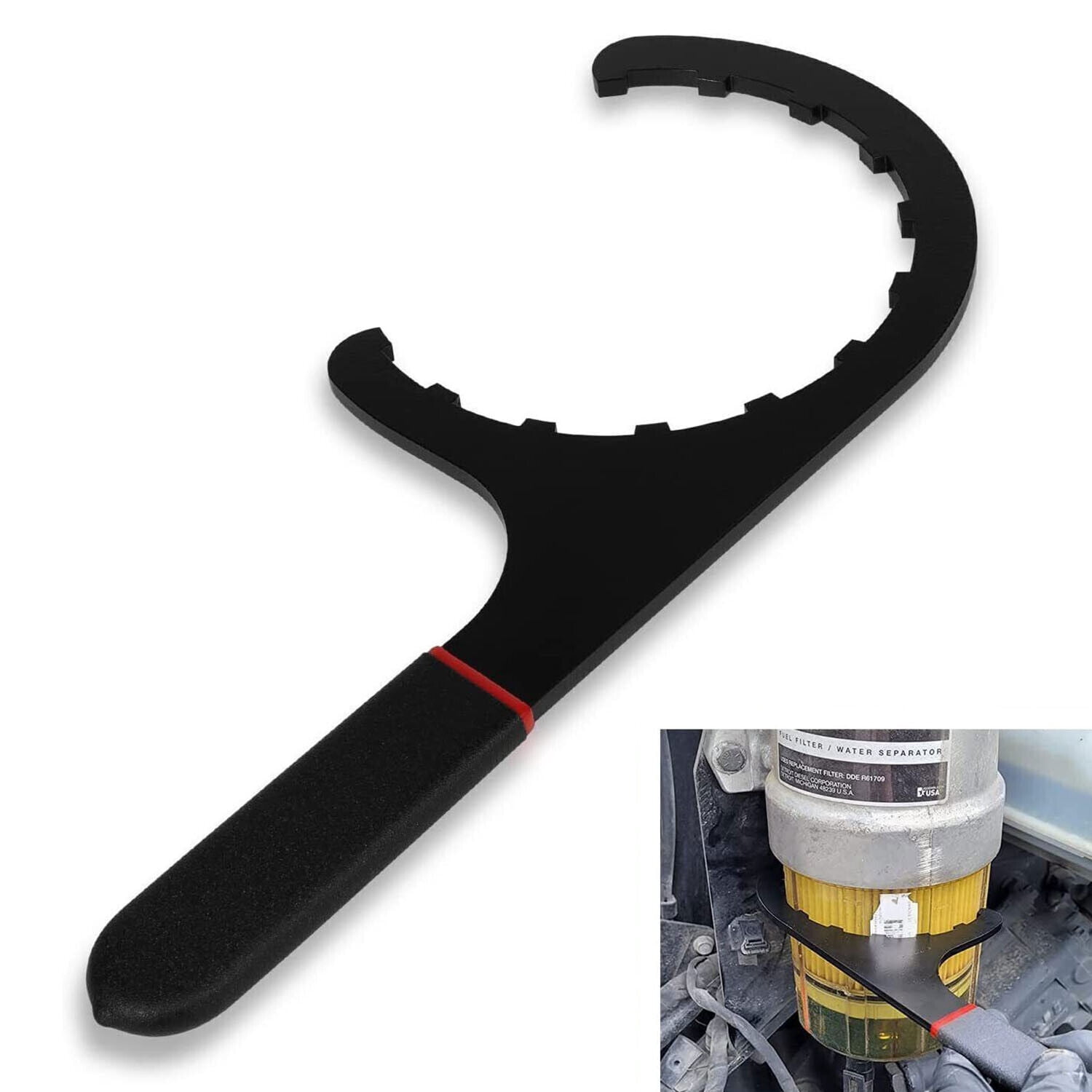 Diesel Filter Wrench Removal Tool For Kenworth Peterbilt Cummins Diesel ...