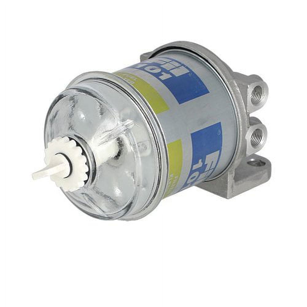 Diesel Fuel Filter Assembly - CAV type Glass Bowl 1/2" Ports - Walmart.com