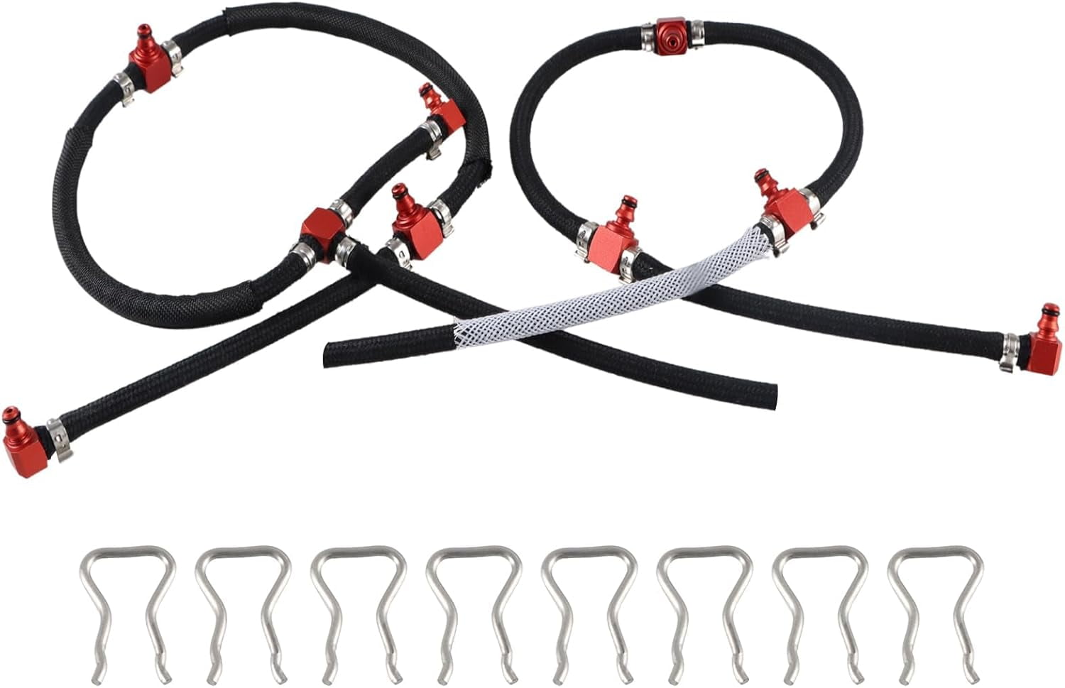 Diesel Fuel Injector Fuel Return line Kit Compatible with GM Duramax 6 ...