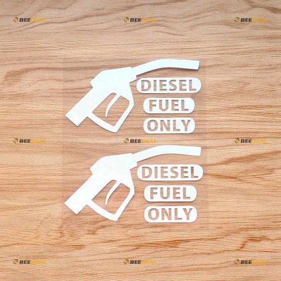 Diesel Fuel Only Stickers and Decals for Trucks and Equipment