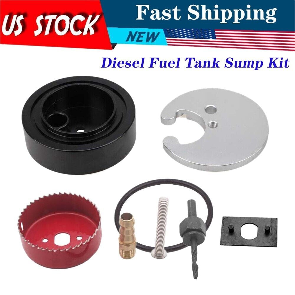 Diesel Fuel Tank Pick-up / Sump Kit w/ Holesaw For Cummins Powerstroke ...