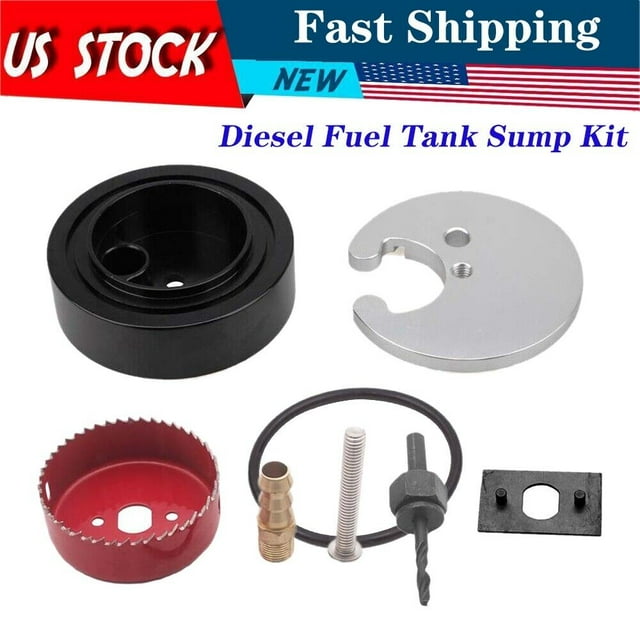 Diesel Fuel Tank Pick-up / Sump Kit w/ Holesaw For Cummins Powerstroke ...