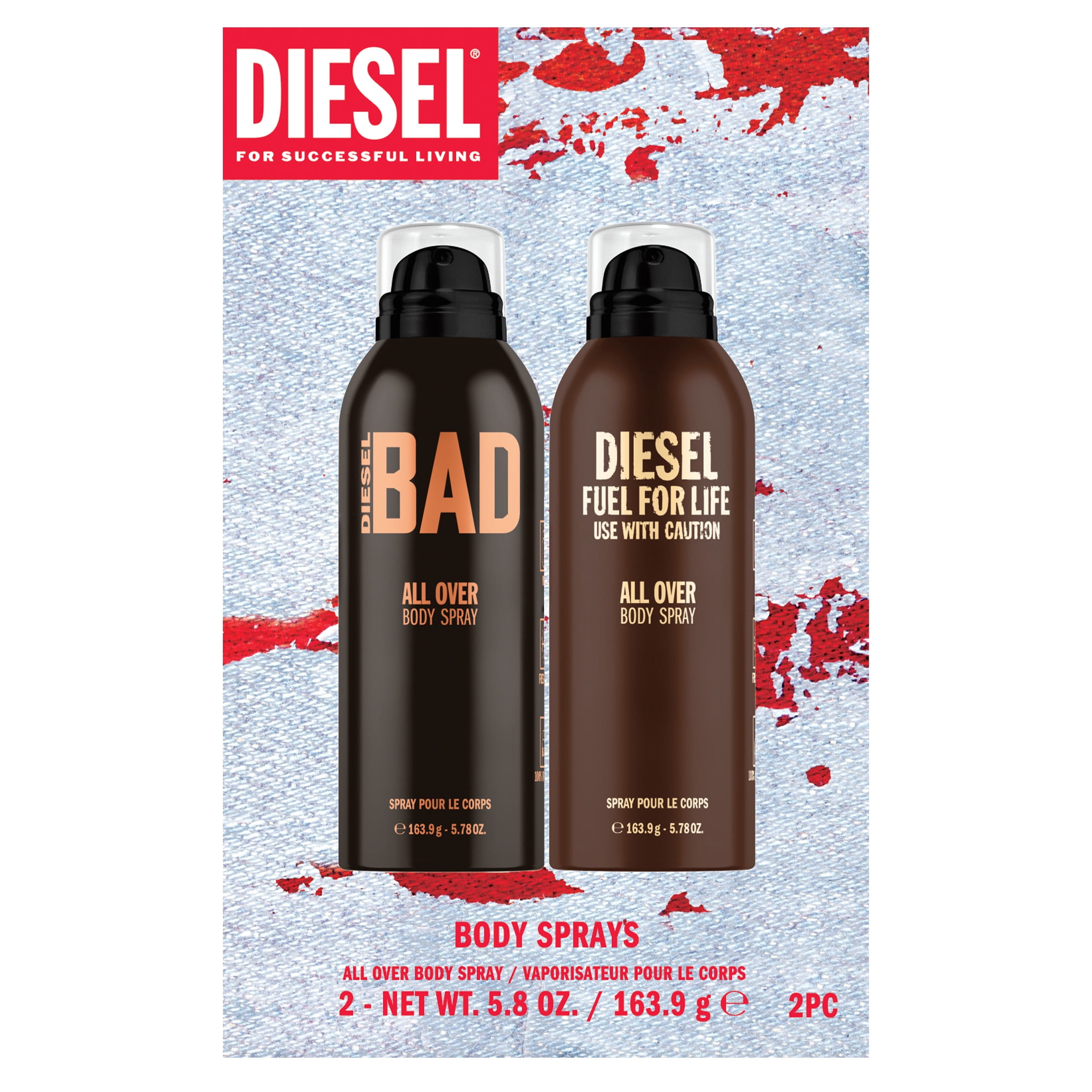 Diesel Fuel for Life Body Spray Gift Set for Men, 2 Pieces - Walmart.com
