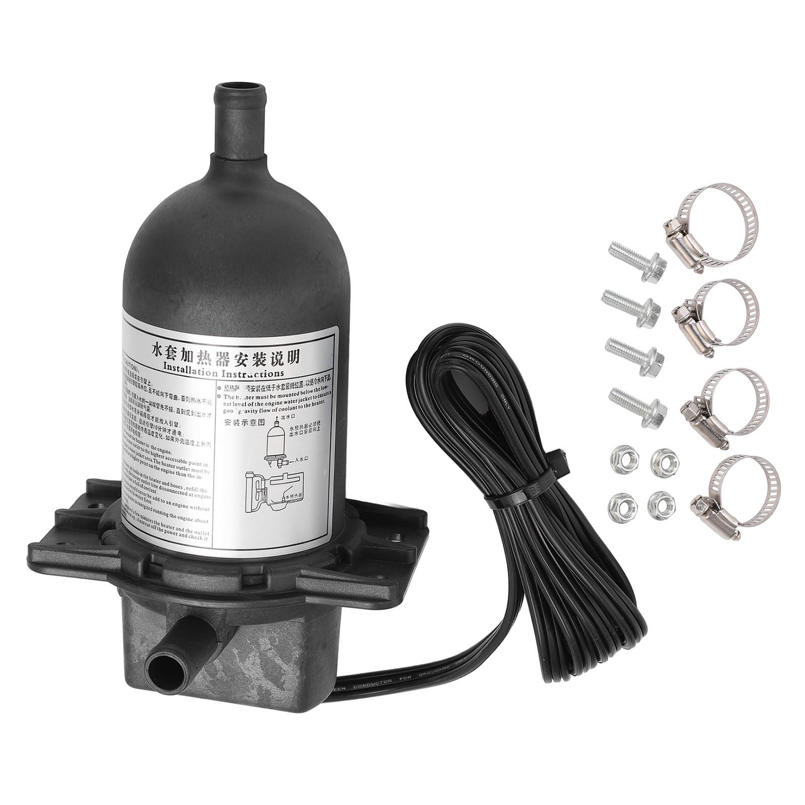 Diesel Generator Coolant Heater, 1500W Low Heat Loss IP54 Impact ...