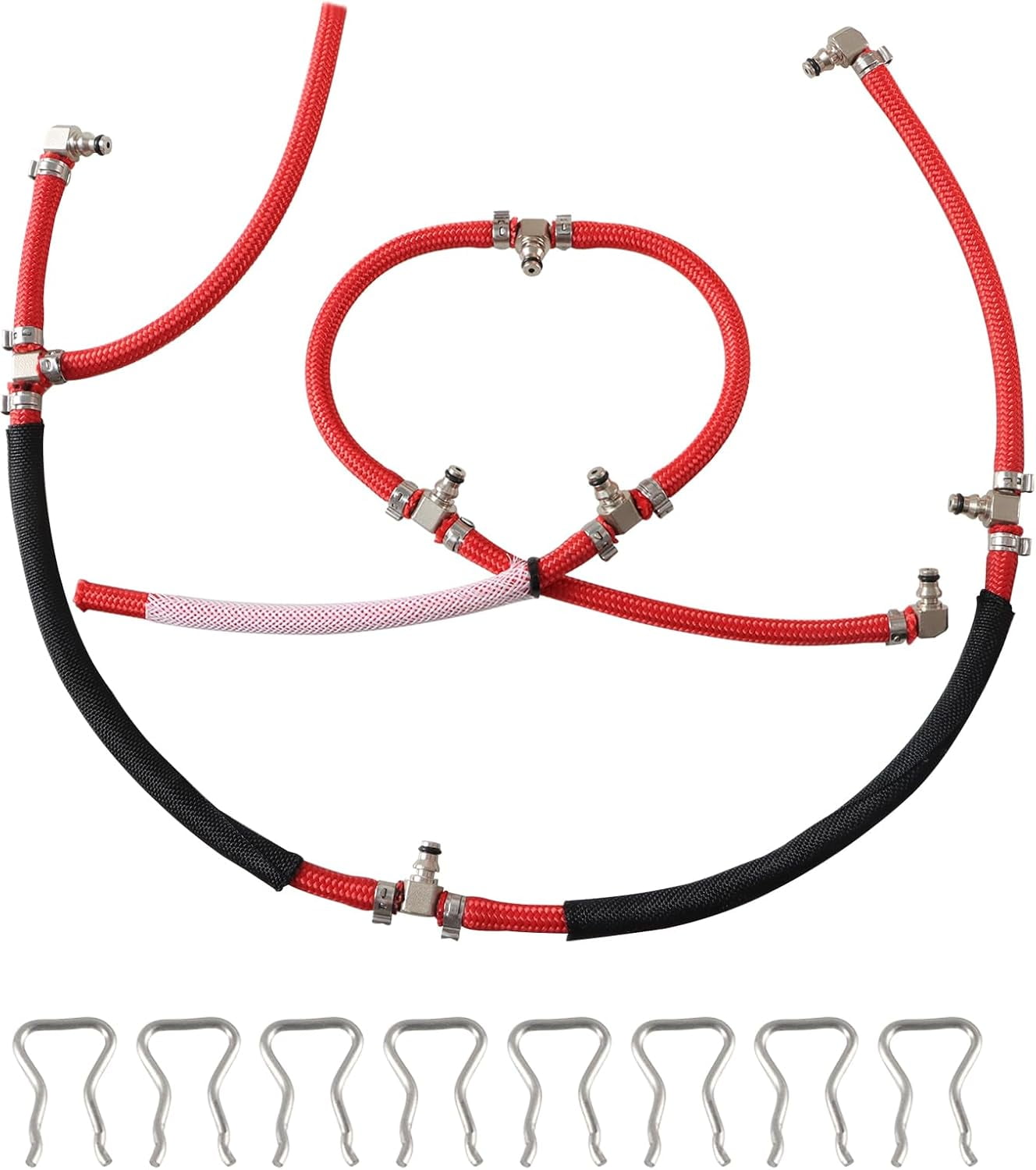 Diesel Injector Fuel Return Hose Line Kit Fit for Duramax 6.6L LLY LBZ ...