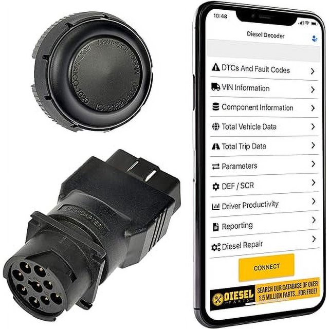 Diesel Laptops Decoder Bluetooth Diagnostic Scan Tool for HD Trucks - Walmart.com