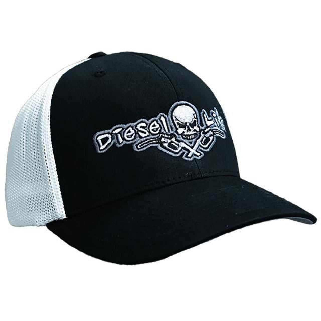 DIESEL LIFE CAP FLEX TRUCKER BLK/WH/WH - Walmart.com