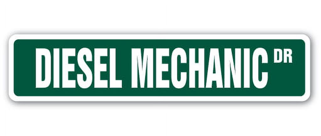 Diesel Mechanic Street [3 Pack] of Vinyl Decal Stickers | 1.5" X 7 ...