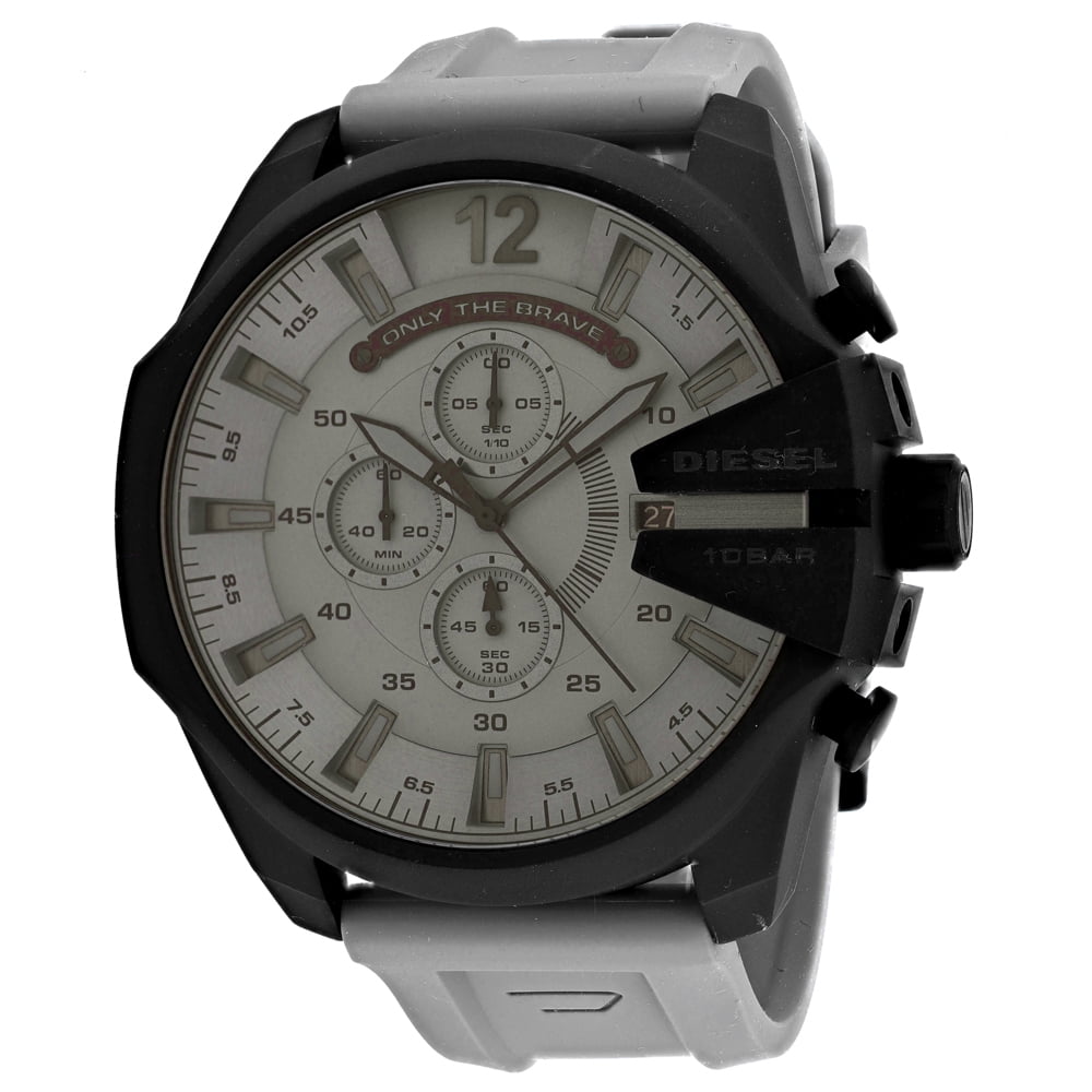 Diesel Men's Mega Chief Grey Dial Watch - DZ4496 - Walmart.com