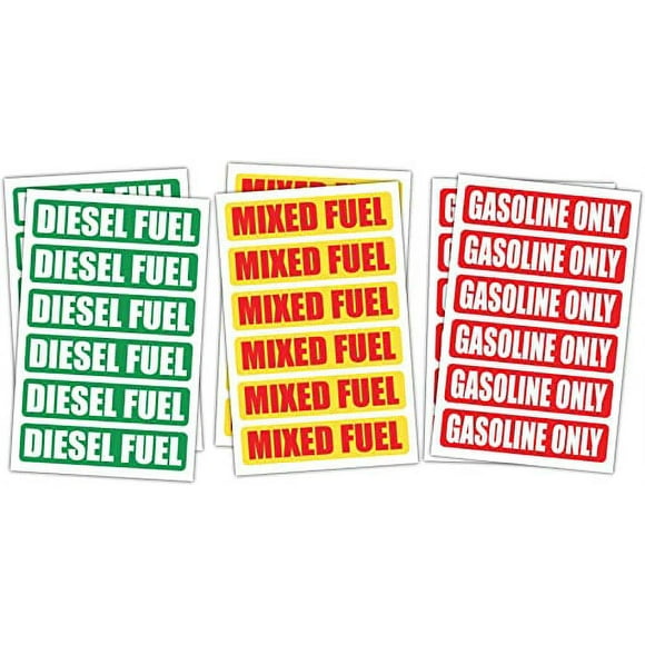 Diesel Fuel Only Stickers