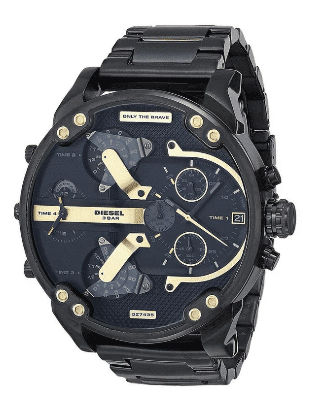 Diesel Mr. Daddy 2.0 Chronograph Quartz Black Dial Men's Watch DZ7435 ...