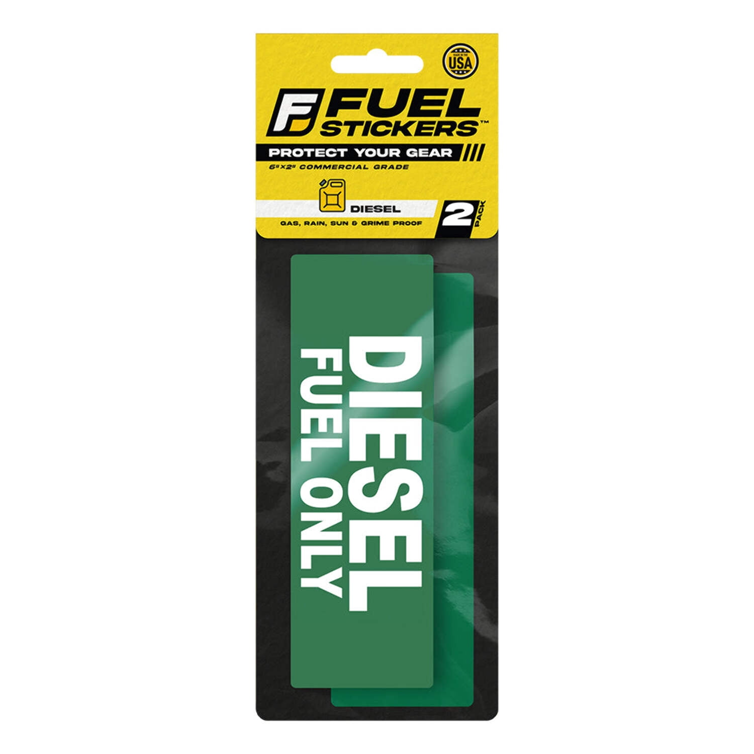 Diesel Only Sticker | 2"x6" | 20 Pack - Walmart.com