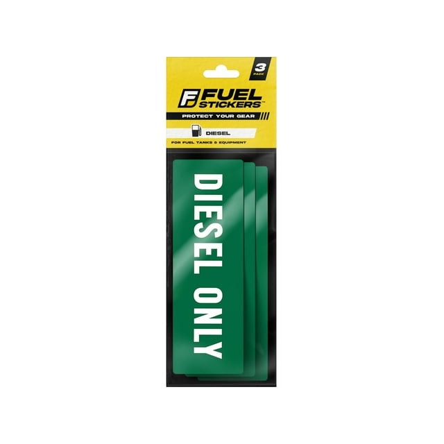 Diesel Only Sticker | Fuel Identification Labels for Fuel Tanks and ...