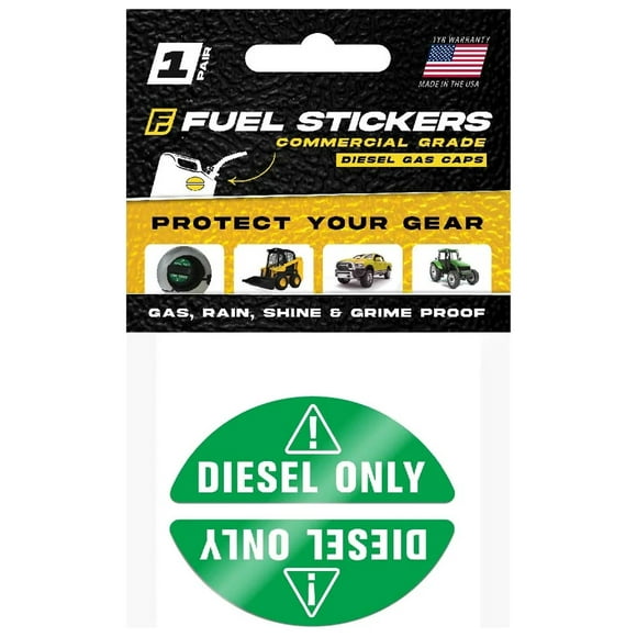 Diesel Fuel Only Stickers