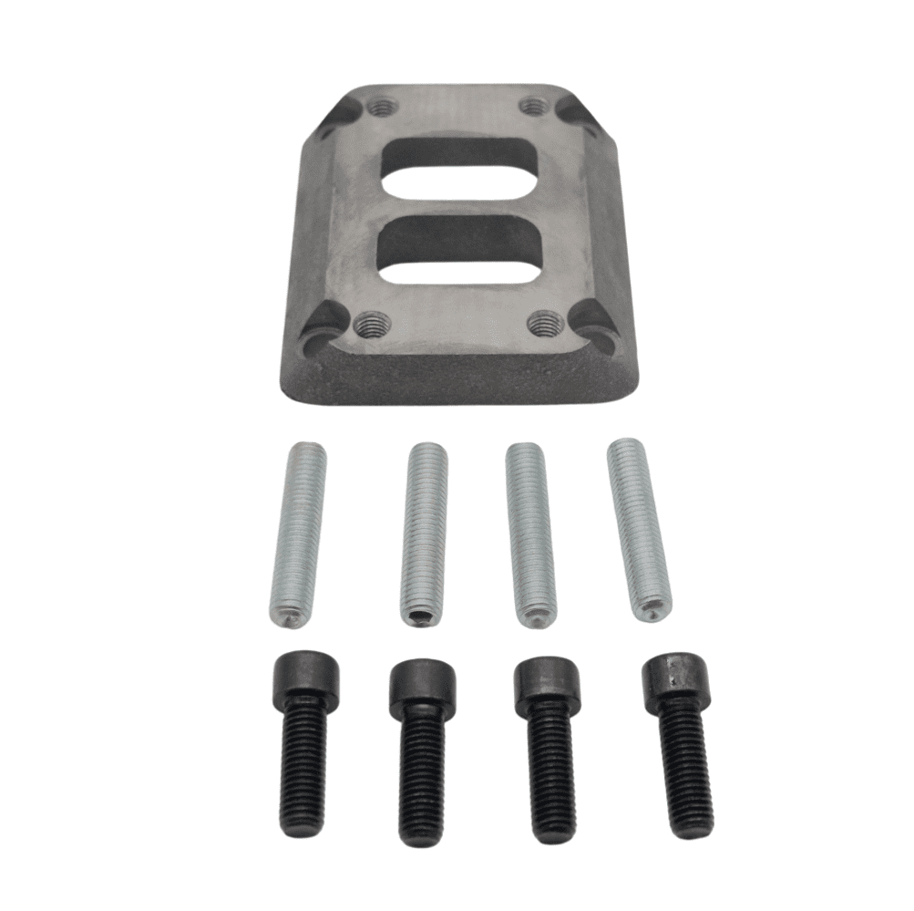 Diesel Power Source Divided T3 to T4 Turbo Flange Adapter – Cast Iron ...