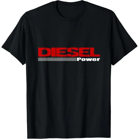 Diesel Power Truck Mechanic Engine Fuel Gas Graphic Tee Shirt Apparel ...