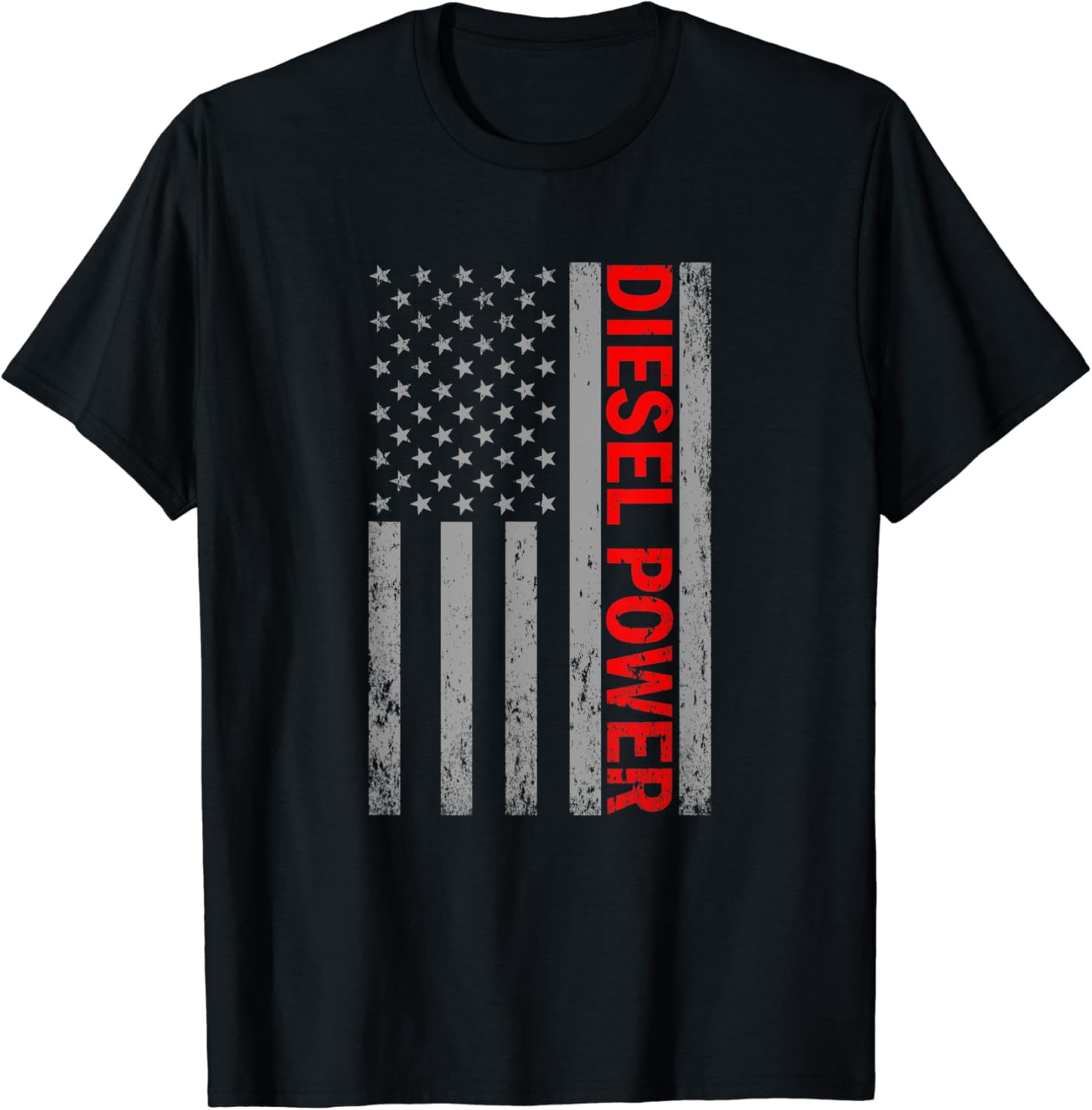 Diesel Power Usa Flag Truck Turbo Brothers Mechanic T-Shirt - Walmart.com