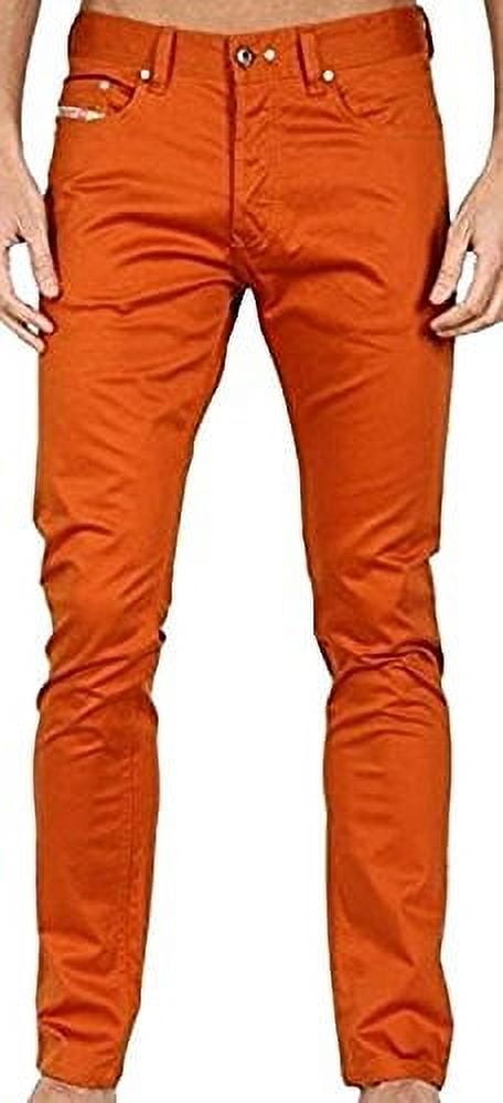 Diesel Tepphar Slim Fit Trouser Orange Orange 27 - Walmart.com