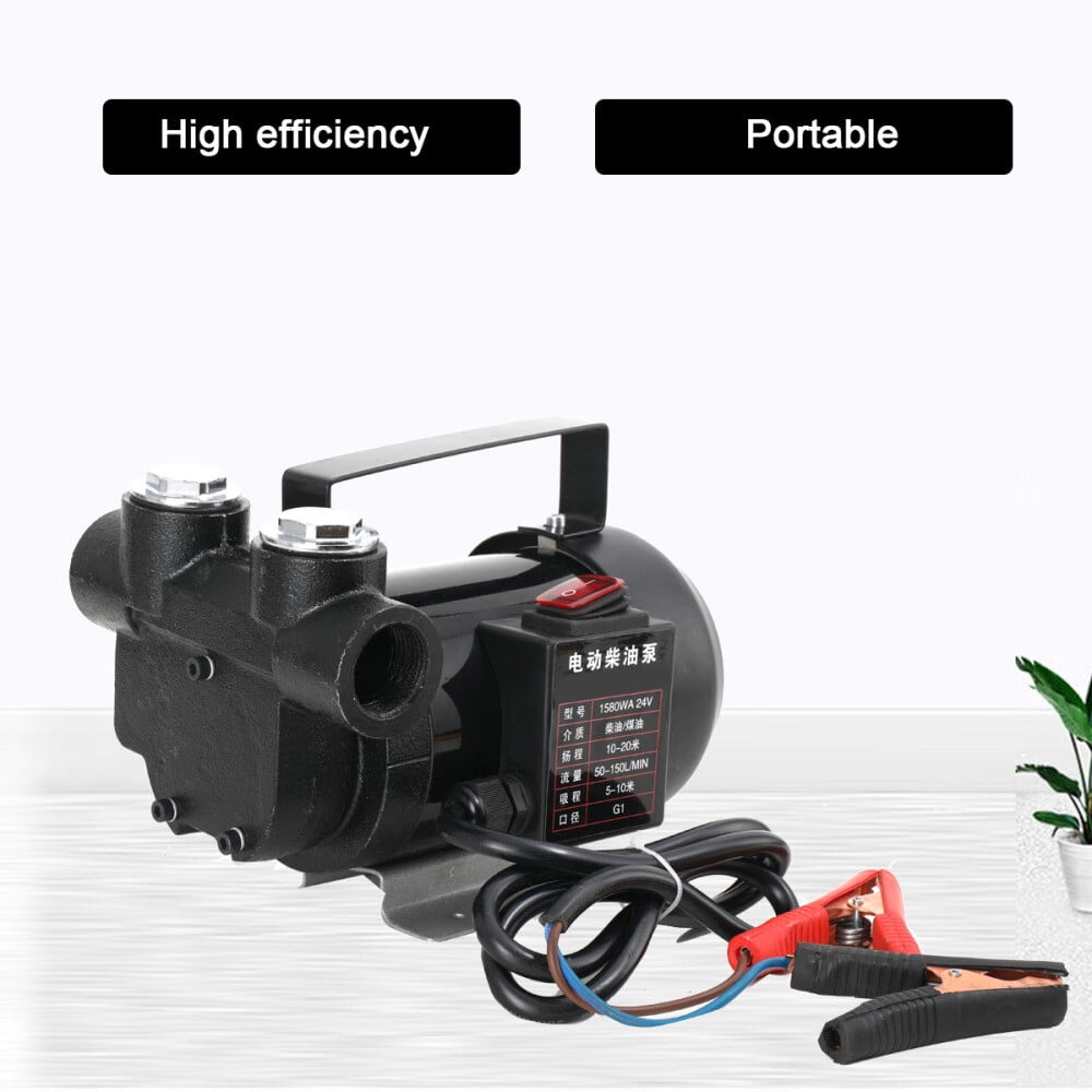 Diesel Transfer Pump 550W 24V Fuel Transfer Pump with 1.2m Cord & 2 ...