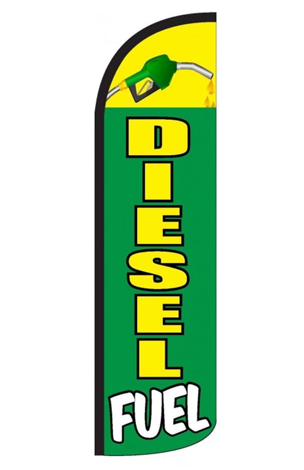 Diesel Windless flag Without Pole Advertisement /Business Flags ...