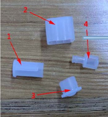 Diesel fuel injector plastic caps for Bos/ch 0445110# injectors to ...