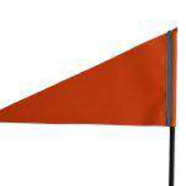 Mytee Products Red Safety Flag with Wire Loop DOT Compliant - 18 Inch x ...