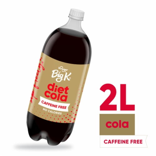 Diet Big K Cola Caffeine Free No Calorie Soda Bottle 2 liter. - Walmart.com
