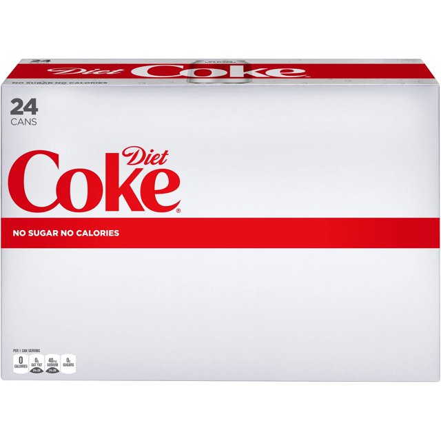 Diet Coke, 12 Fl Oz, 24 Pack (Package May Vary) - Walmart Business Supplies