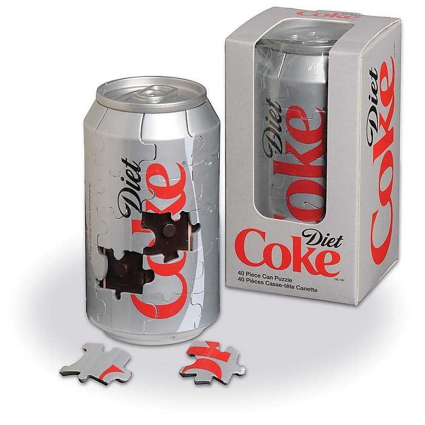Springbok Diet Coke 3D Jigsaw Puzzle - 40-Piece Coca-Cola Can Puzzle ...