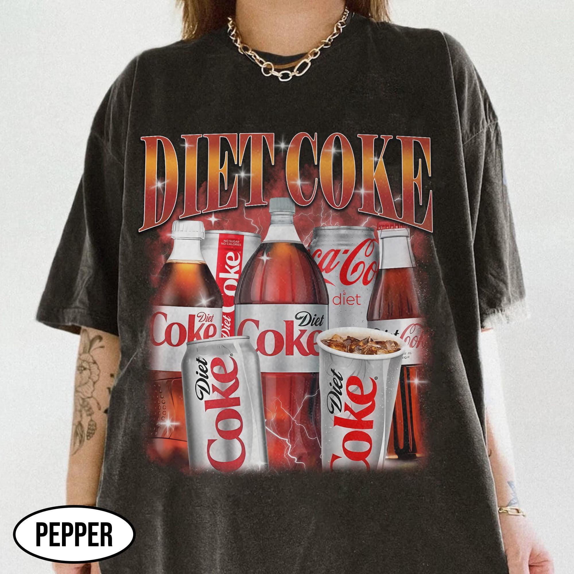 Diet Coke Bootleg Shirt, Vintage Diet Coke Graphic Shirt, Retro Diet ...