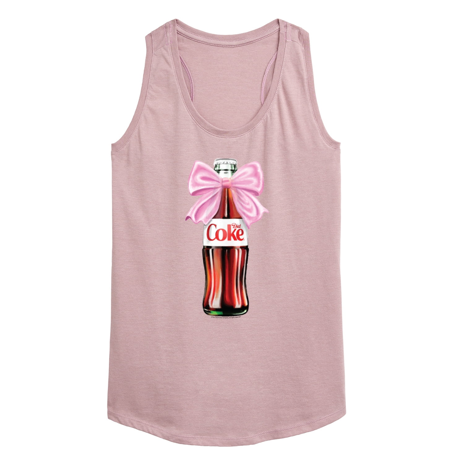 Diet Coke - Bottle Bow - Women's Racerback Graphic Tank - Walmart.com