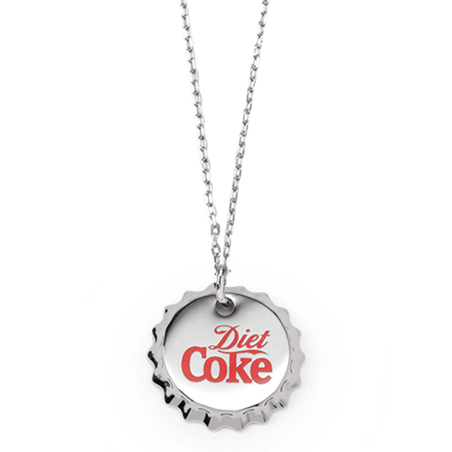 Diet Coke Bottle Cap Red Necklace - Walmart.com