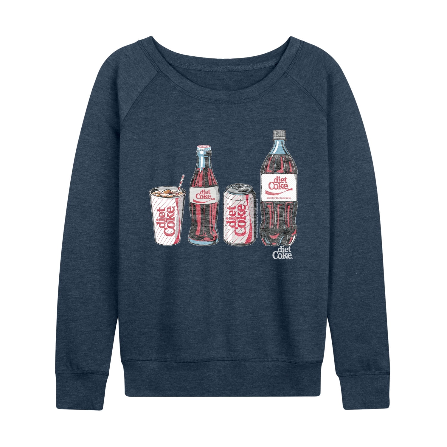 Diet Coke - Bottles and Cans - Women's French Terry Long Sleeve ...