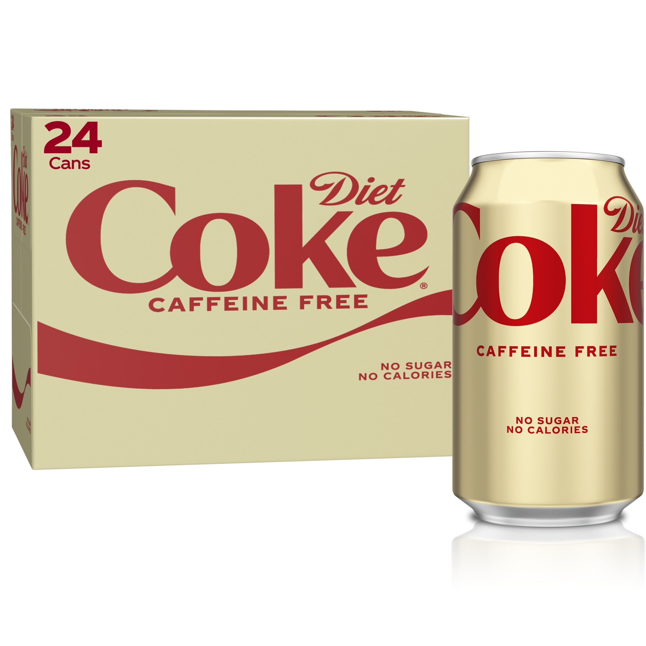Diet Coke, Caffeine Free Soda, 12 fl oz, 24 Pack Cans - Walmart.com