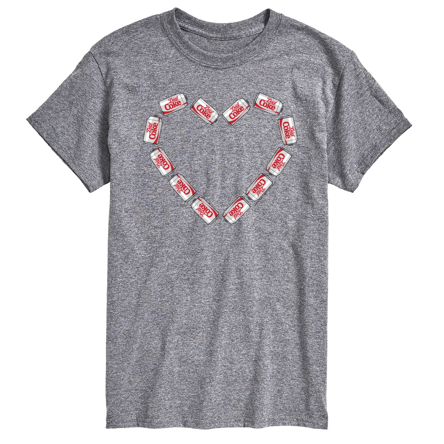 Diet Coke - Can Heart - Men's Short Sleeve Graphic T-Shirt - Walmart.com