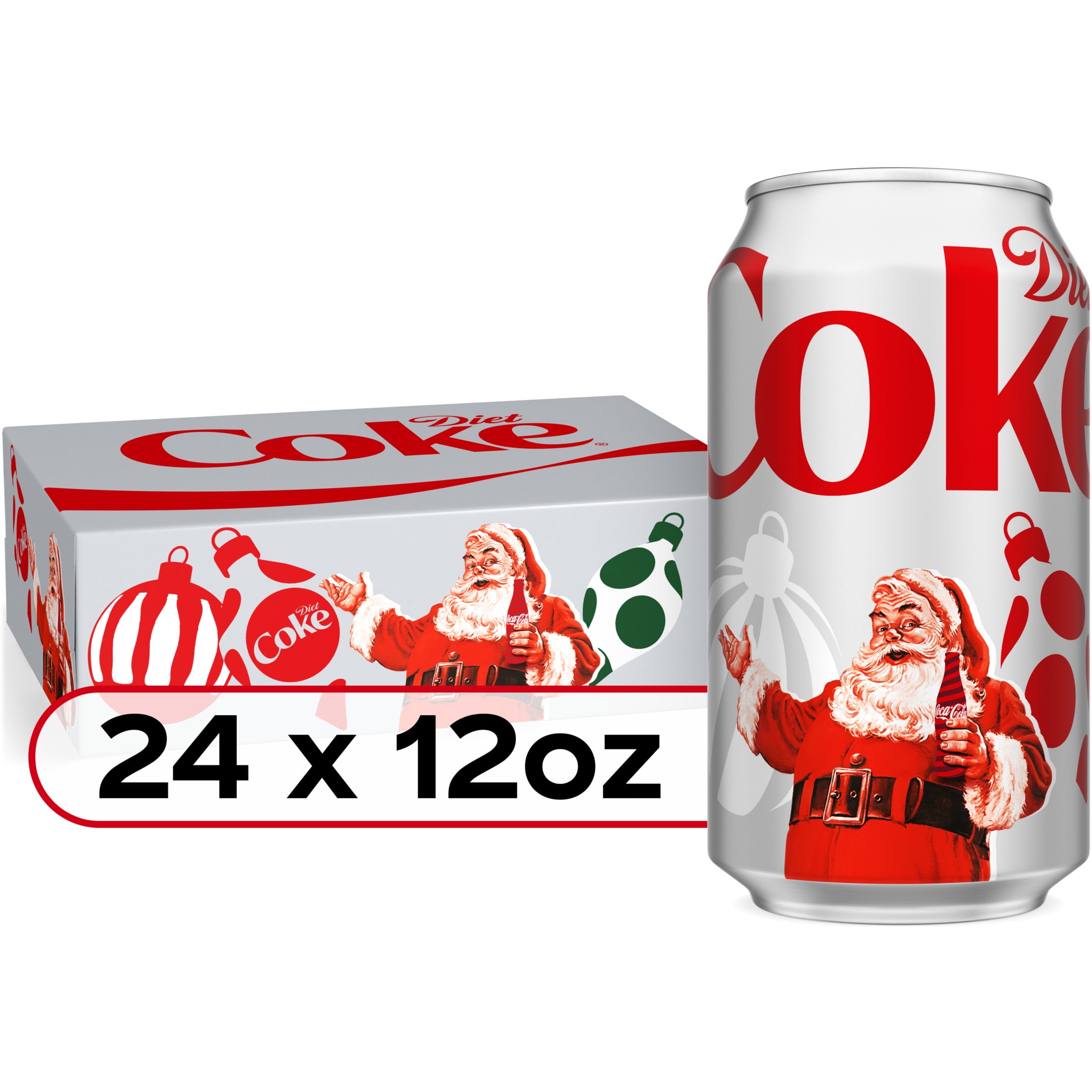 Diet Coke Diet Cola Soda Pop, 12 fl oz Cans, 24 Pack - Walmart Business ...