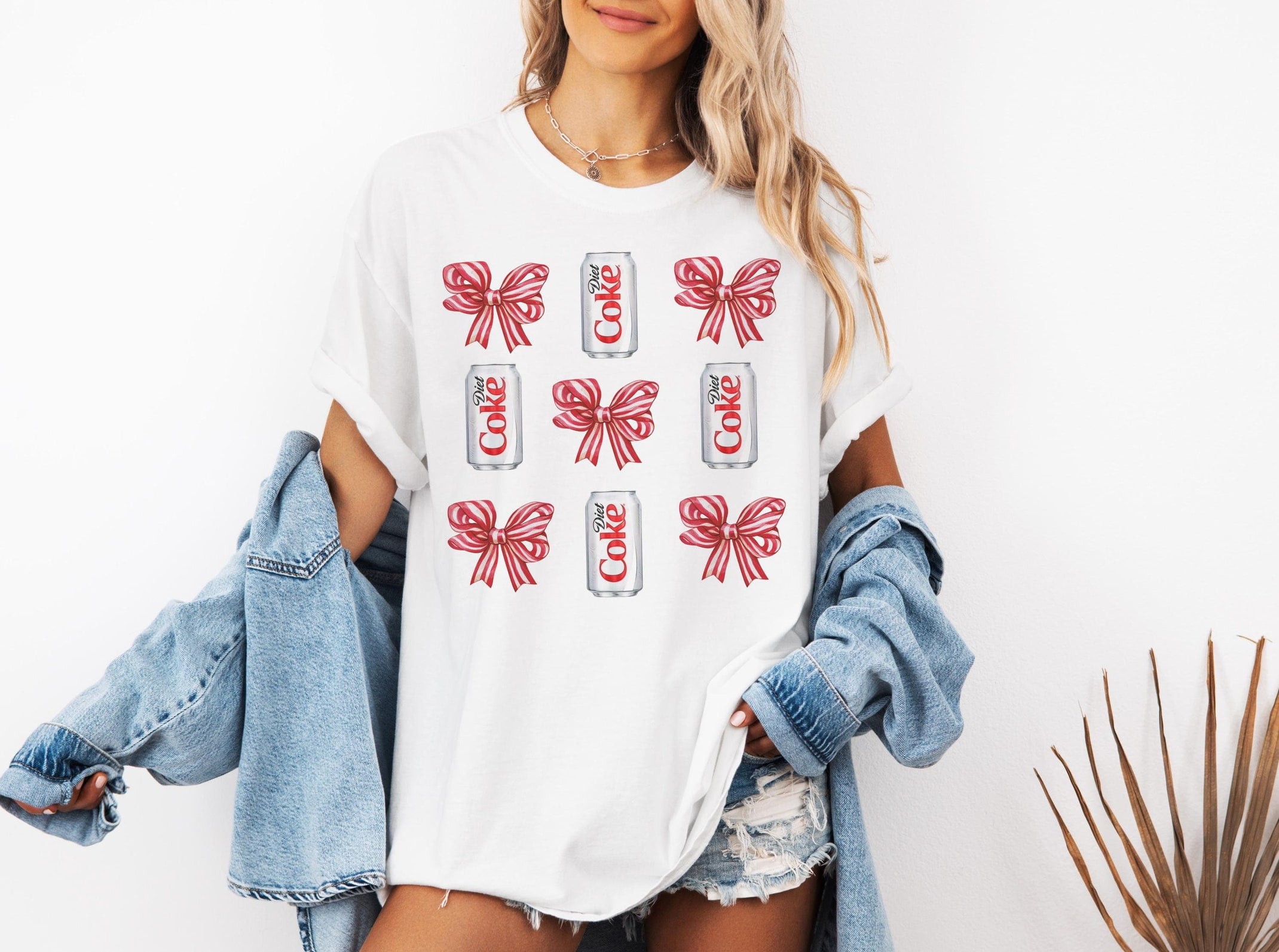 Diet Coke Coquette Bow T-Shirt, Diet Coca Cola Shirt, Diet Coke Lover ...