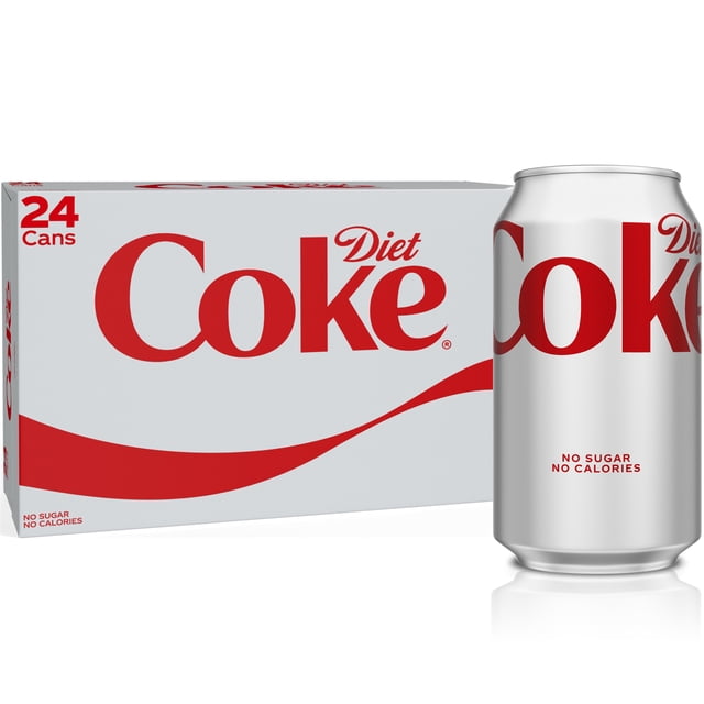 Diet Coke Soda Pop Cans, 12 fl oz, 24 Pack - Walmart Business Supplies